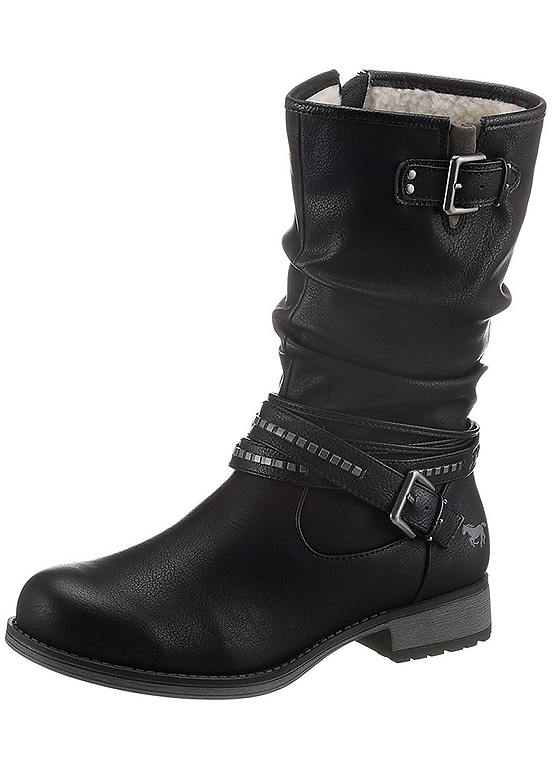 Mustang Block Heel Western Boots | Freemans