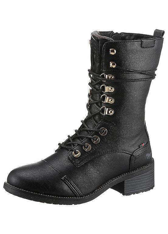Mustang Lace-Up Ankle Boots | Freemans