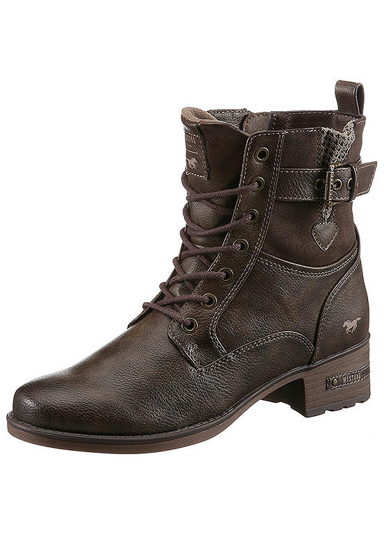 Mustang Lace-Up Ankle Boots | Freemans