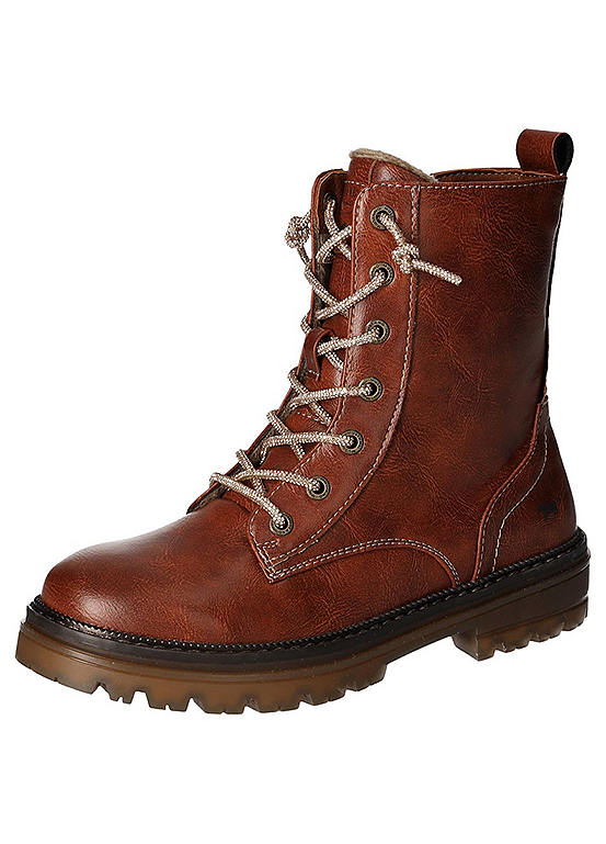Mustang Lace-Up Boots | Freemans