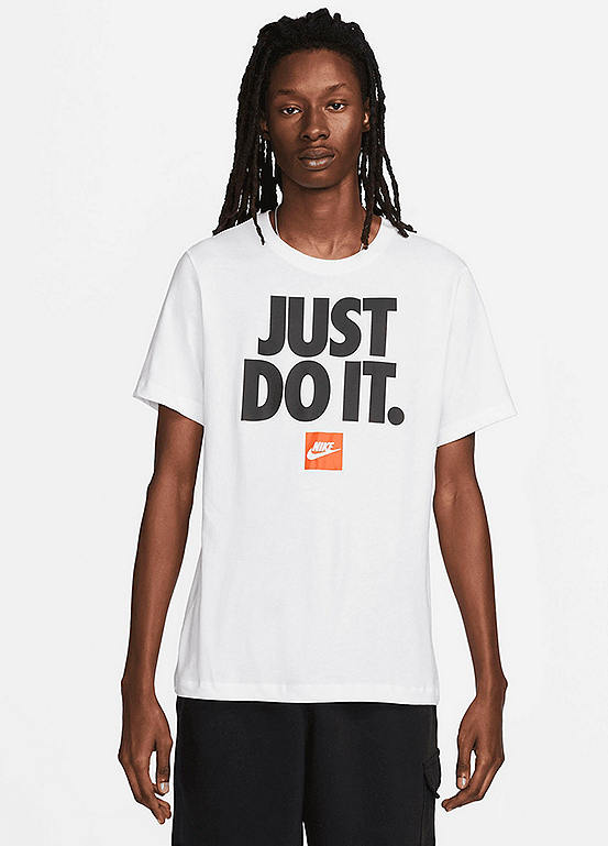 Nike Just Do It Print T-Shirt | Freemans