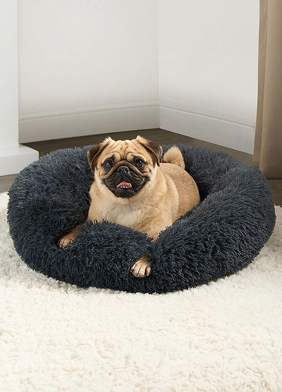 OHS Pet Circle Bed - Black | Freemans