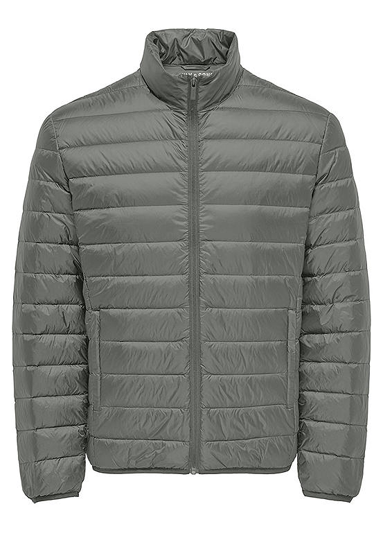 Only & Sons Quilted Puffer Jacket | Freemans