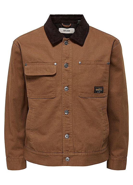 Only & Sons Timber Cotton Jacket | Freemans
