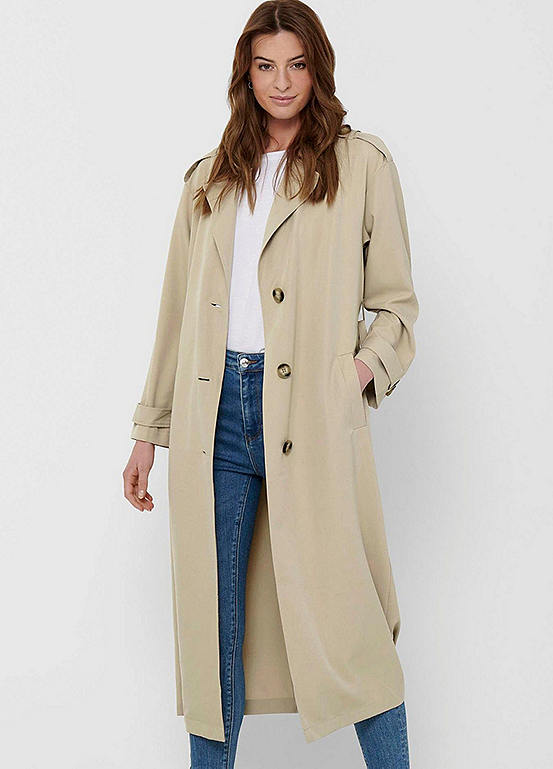 Only Belted Trench Coat | Freemans
