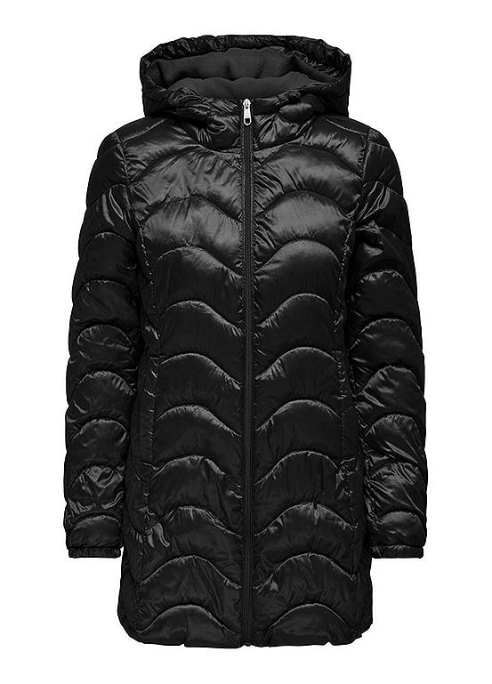 Only Puffer Quilted Coat | Freemans