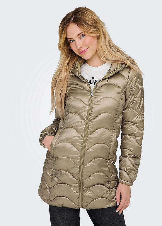 Only Puffer Quilted Coat | Freemans