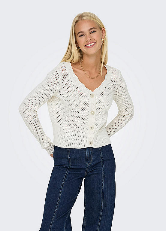 Only Roselia V-Neck Cardigan | Freemans