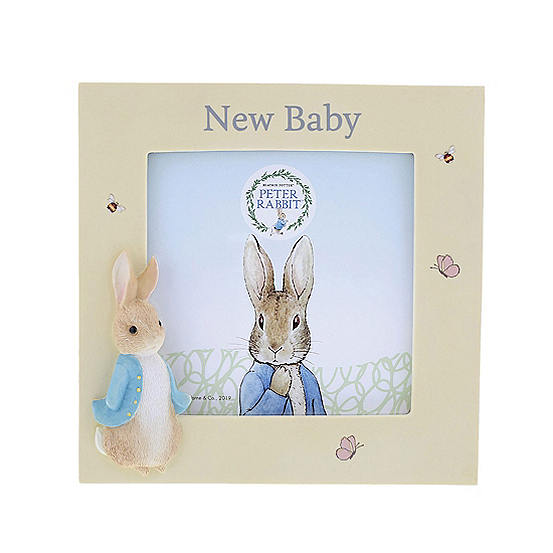 Peter Rabbit Beatrix Potter New Baby Photo Frame | Freemans