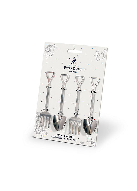 Peter Rabbit Set of 4 Gardeners Cutlery | Freemans