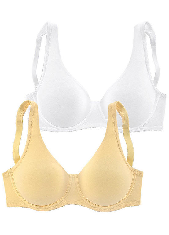 Petite Fleur Pack of 2 Underwired Minimiser Bras | Freemans