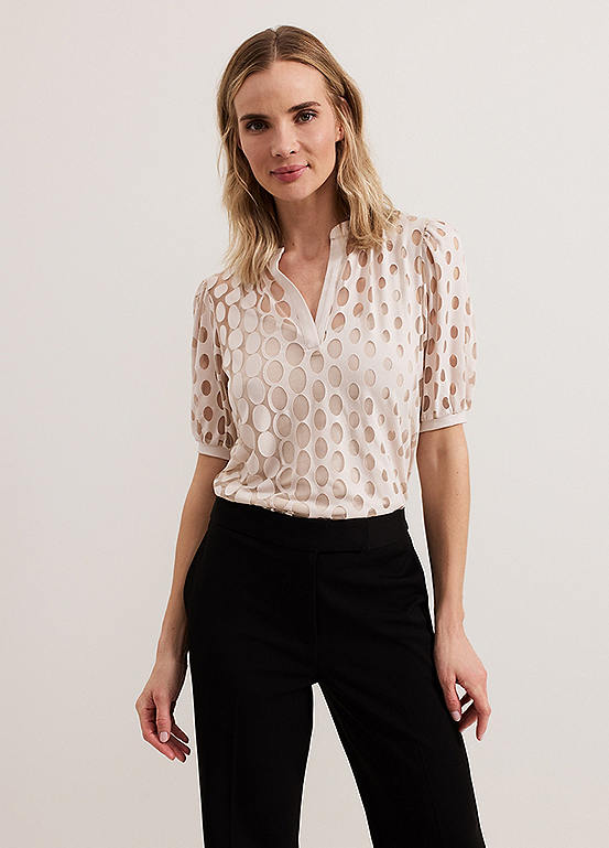Phase Eight Cleo Burnout Top | Freemans