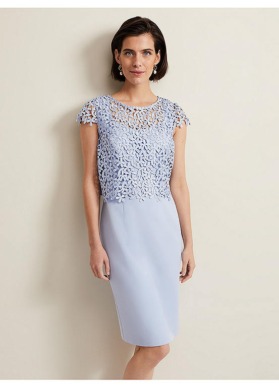 Phase Eight Daisy Lace Double Layer Dress | Freemans