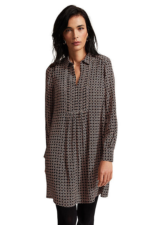 Phase Eight Fran Geo Swing Dress | Freemans