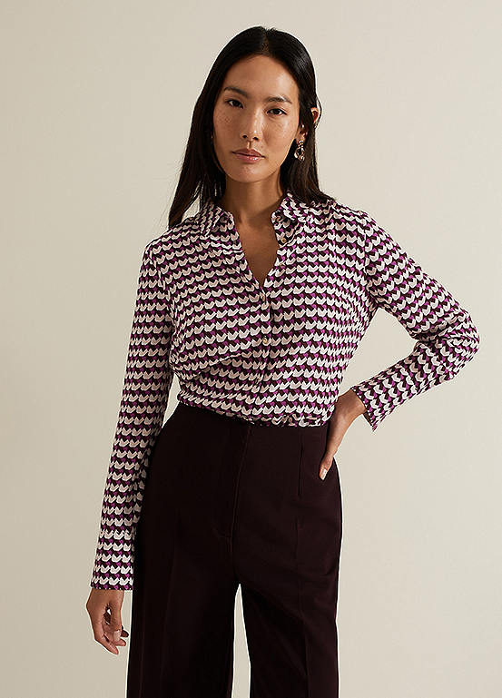 Phase Eight Gina Geo Print Shirt | Freemans