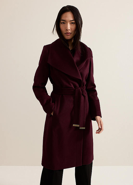Phase Eight Nicci Belted Wool Coat | Freemans