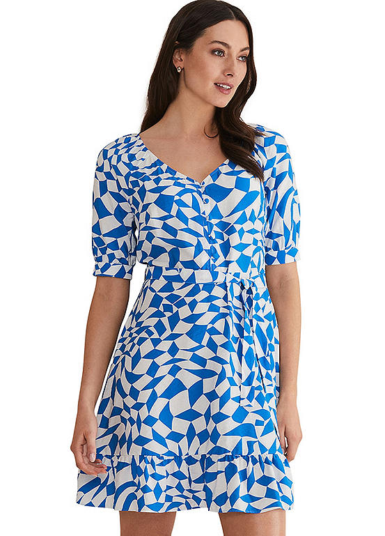 Phase Eight Penele Geo Swing Dress | Freemans