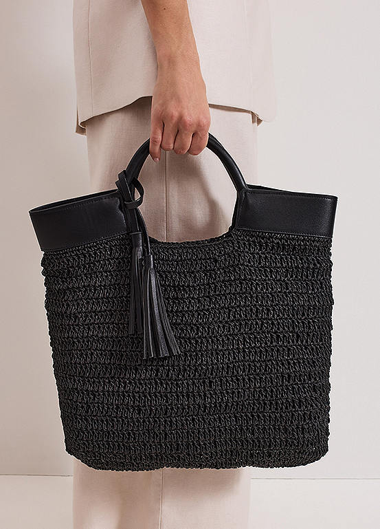 Phase Eight Straw Shopper Bag | Freemans