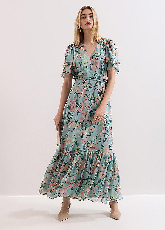 Phase Eight Violet Floral Dress | Freemans