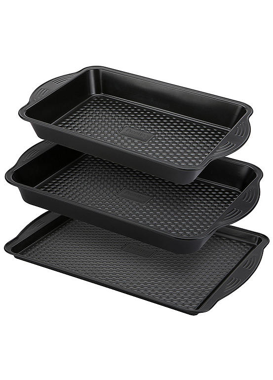 Prestige Aerolift 3 Piece Oven Roasting Trey Set | Freemans