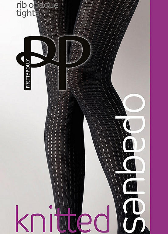 Pretty Polly Rib Knitted Tights | Freemans