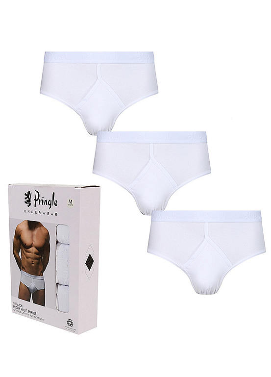 Pringle Mens Pack of 3 High Rise Briefs | Freemans