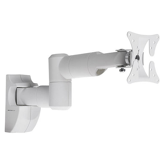 Proper AV Swing Arm TV Wall Bracket 19 - 28in - White | Freemans