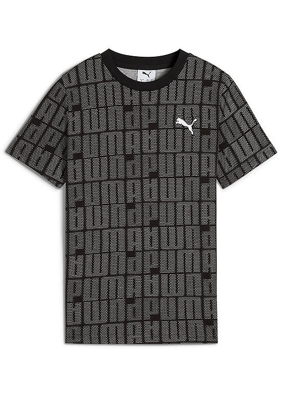 Puma Kids ESS Logo Lab AOP T-Shirt | Freemans