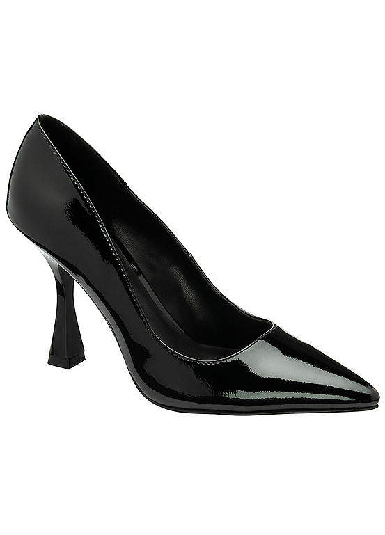 Ravel Newark Black Patent Ladies Court Shoes | Freemans