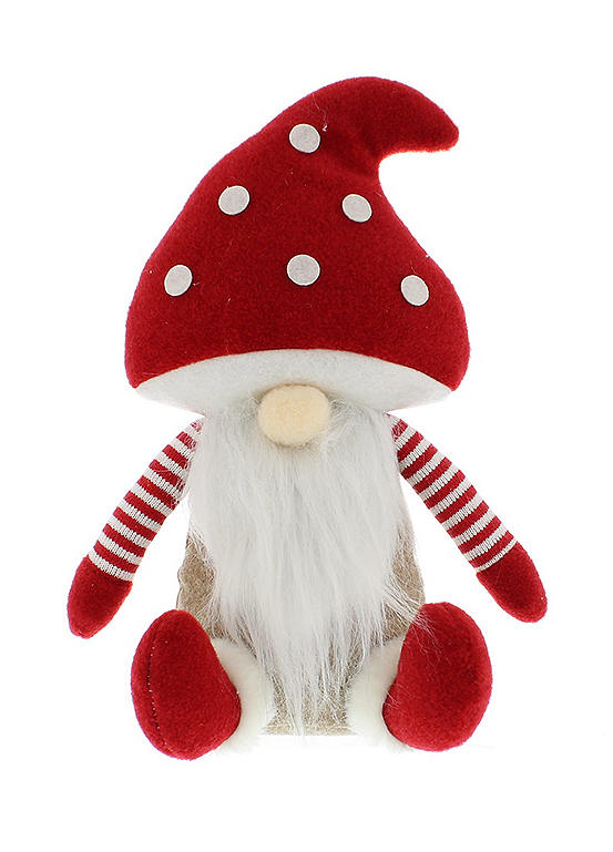 Red Spotty Mushroom Hat Sitting Gonk | Freemans