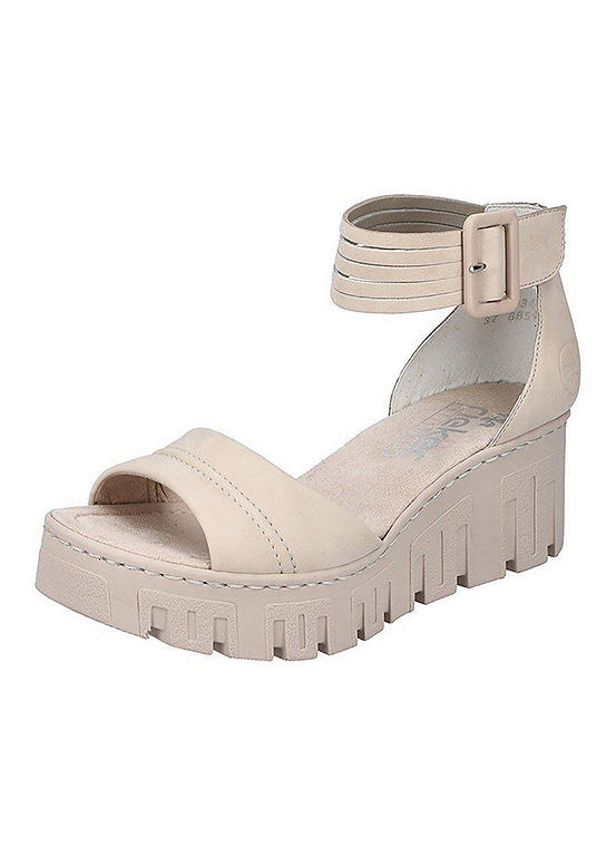 Rieker Chunky Wedge Sandals | Freemans