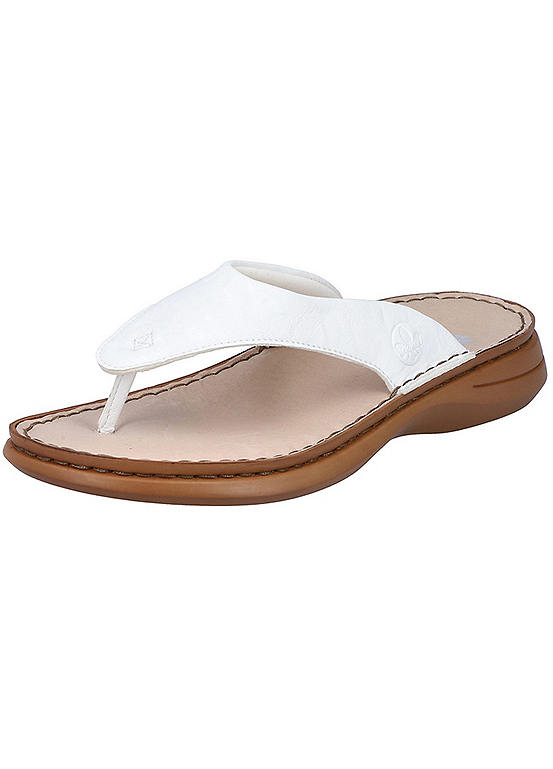Rieker Leather Toe-Post Sandals | Freemans