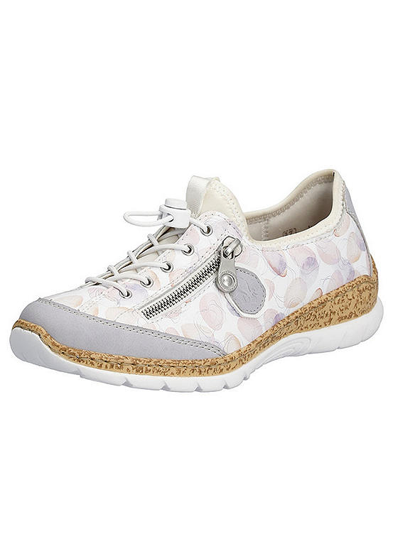 Rieker N4263 Ladies Multi Elasticated Shoes | Freemans