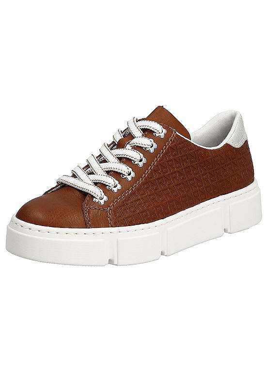 Rieker Side Pattern Lace-Up Trainers | Freemans