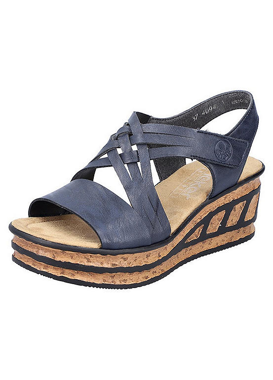 Rieker Strappy Wedge Sandals | Freemans