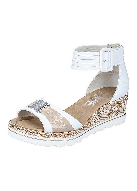 Rieker Wedge Summer Sandals | Freemans