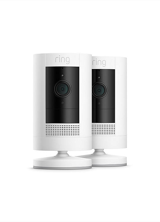 Ring Stick Up Camera (Battery) - 2 Pack - White | Freemans