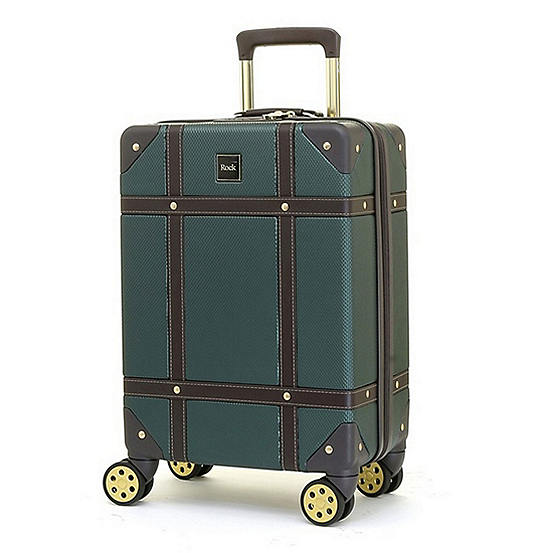 Rock Vintage 8 Wheel Small Cabin Suitcase | Freemans