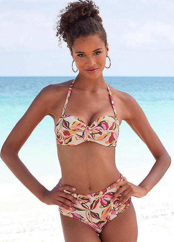 S Oliver Underwired Bandeau Bikini Top Freemans
