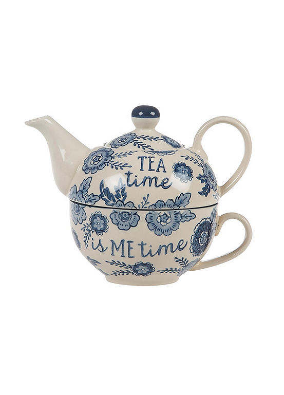 Sass & Belle Blue Willow Floral Tea For One | Freemans