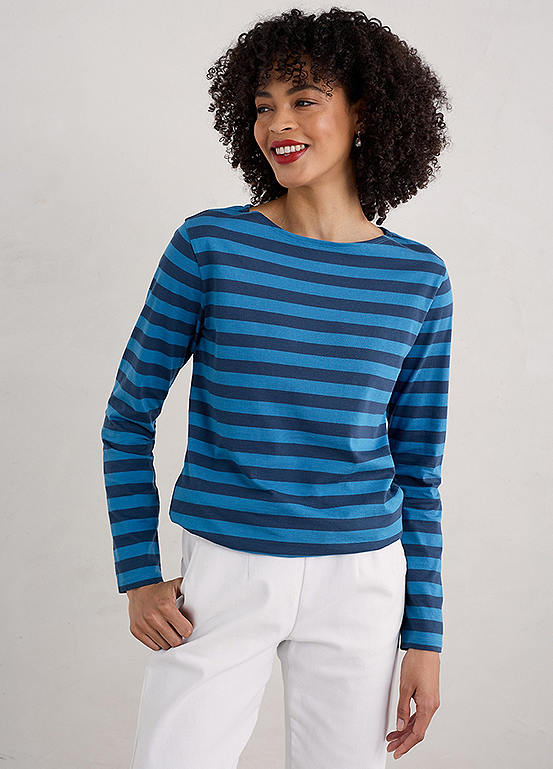 Seasalt Cornwall Blue Sailor Shirt | Freemans