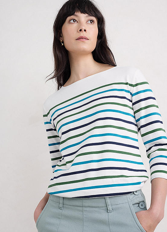 Seasalt Cornwall Blue Sailor Top | Freemans