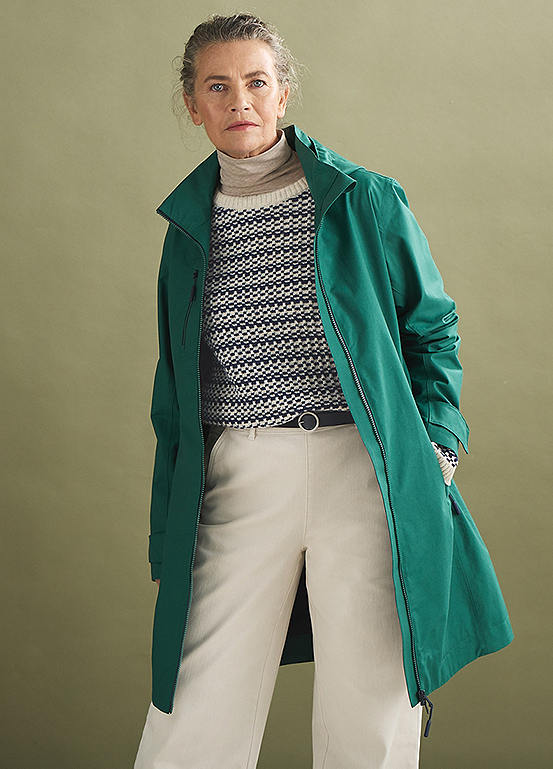 Seasalt Cornwall Green Coverack II Coat | Freemans