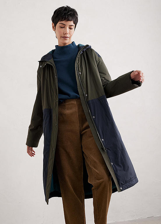 Seasalt Cornwall Multi Chapel Rock Waterproof Coat | Freemans