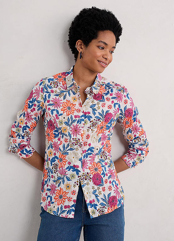 Seasalt Cornwall Multi Larissa Organic Cotton Shirt | Freemans