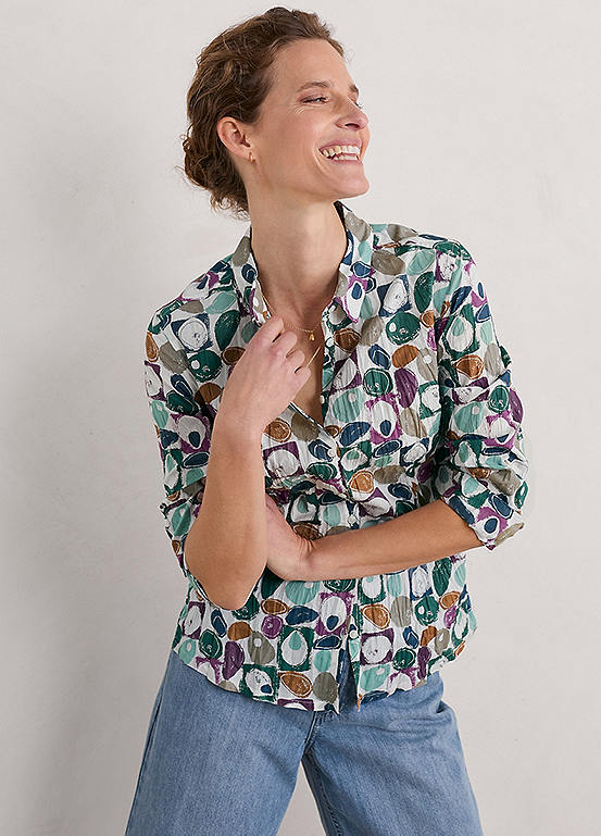 Seasalt Cornwall Multi Larissa Organic Cotton Shirt | Freemans