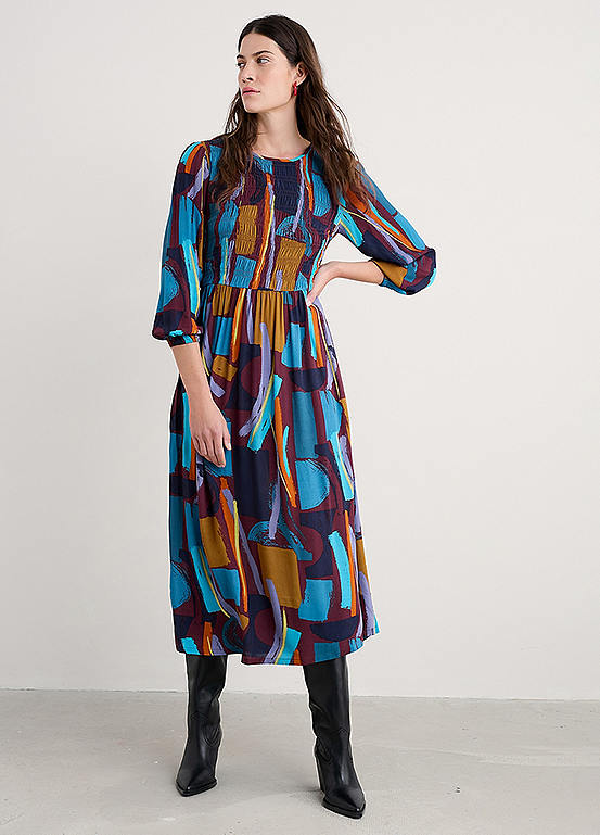 Seasalt Cornwall Multi Meadowsweet Dress | Freemans