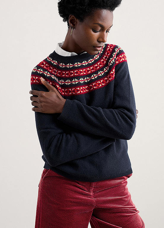 Seasalt Cornwall Multi Seas Edge Jumper | Freemans