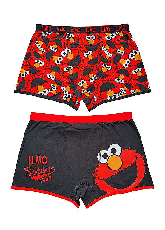 Sesame Street Mens Elmo 2Pk Boxer Short | Freemans
