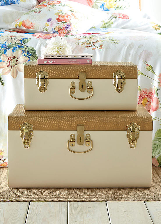 Set of 2 Storage Trunks | Freemans